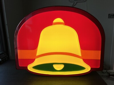 Vintage 1992 Light Up TACO BELL Sign - Working! Ships To 48 States ...