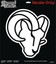 Los Angeles Rams Vinyl Decal Car Window NFL NFC Football Stafford ...
