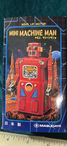 "Mini Machine Man" Tin Wind Up Robot NIB Made By Masudaya | eBay