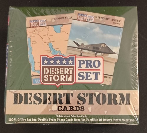 Sealed Pro Set Desert Storm Cards Box | eBay