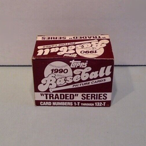 1990 TOPPS TRADED Baseball Complete Set (132 Cards) – NM-MT | eBay