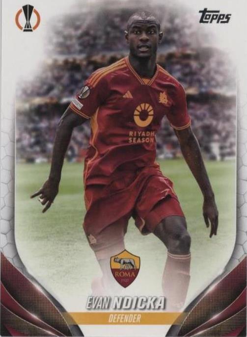 2023-24 Topps UEFA Club Competitions - #176 Evan Ndicka for sale online ...