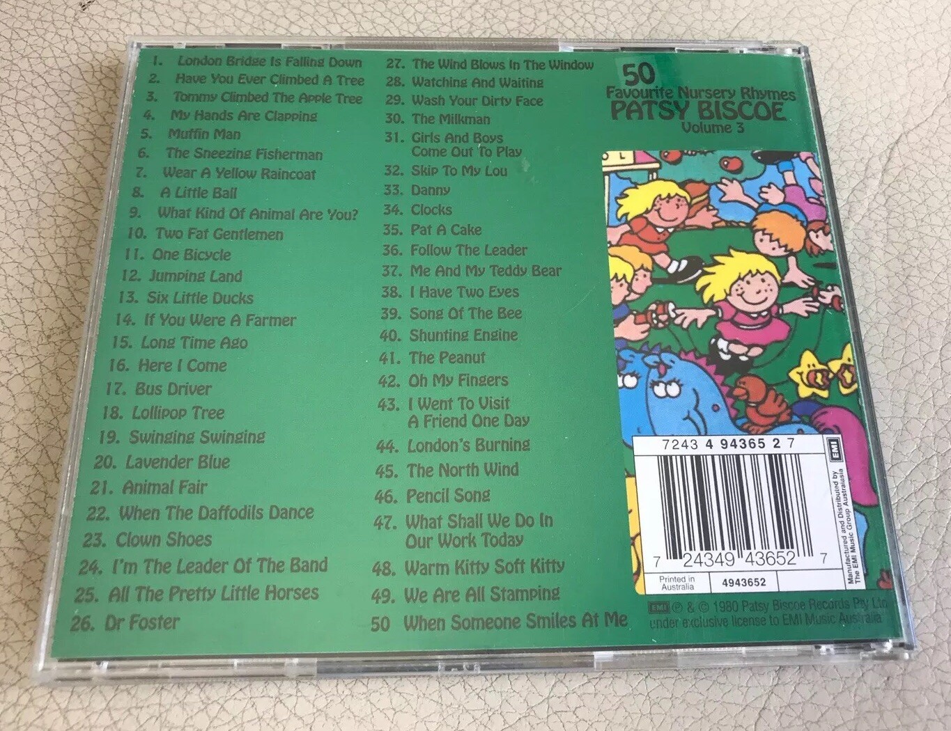 50 Favourite Nursery Rhymes PATSY BISCOE Volume 3 CD 1980 Vintage ...