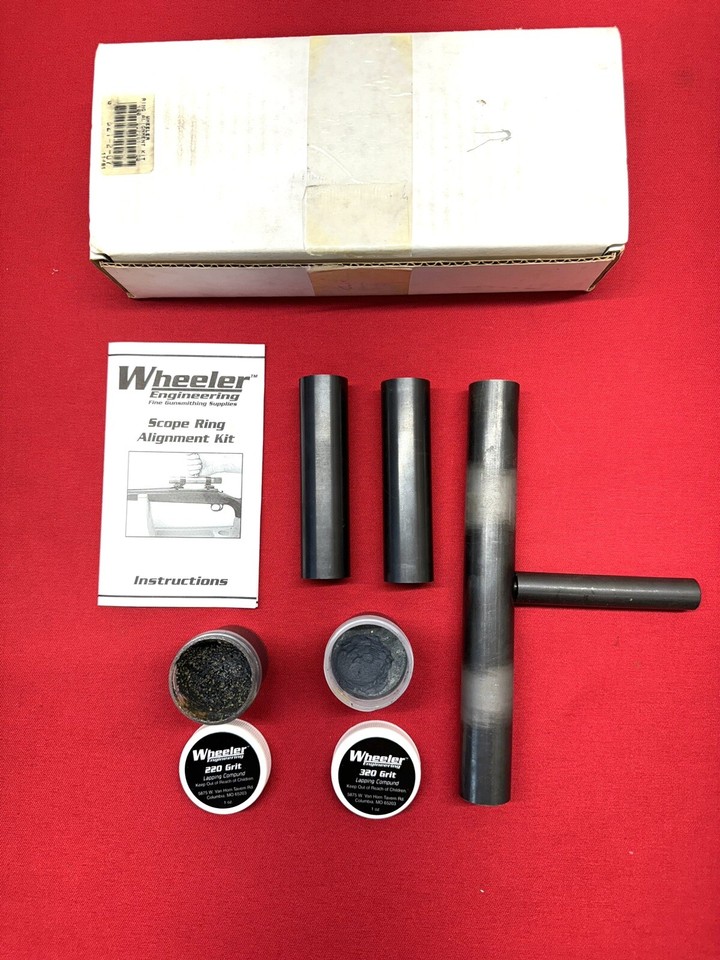 wheeler scope ring alignment and lapping kit 1” Tubes | eBay