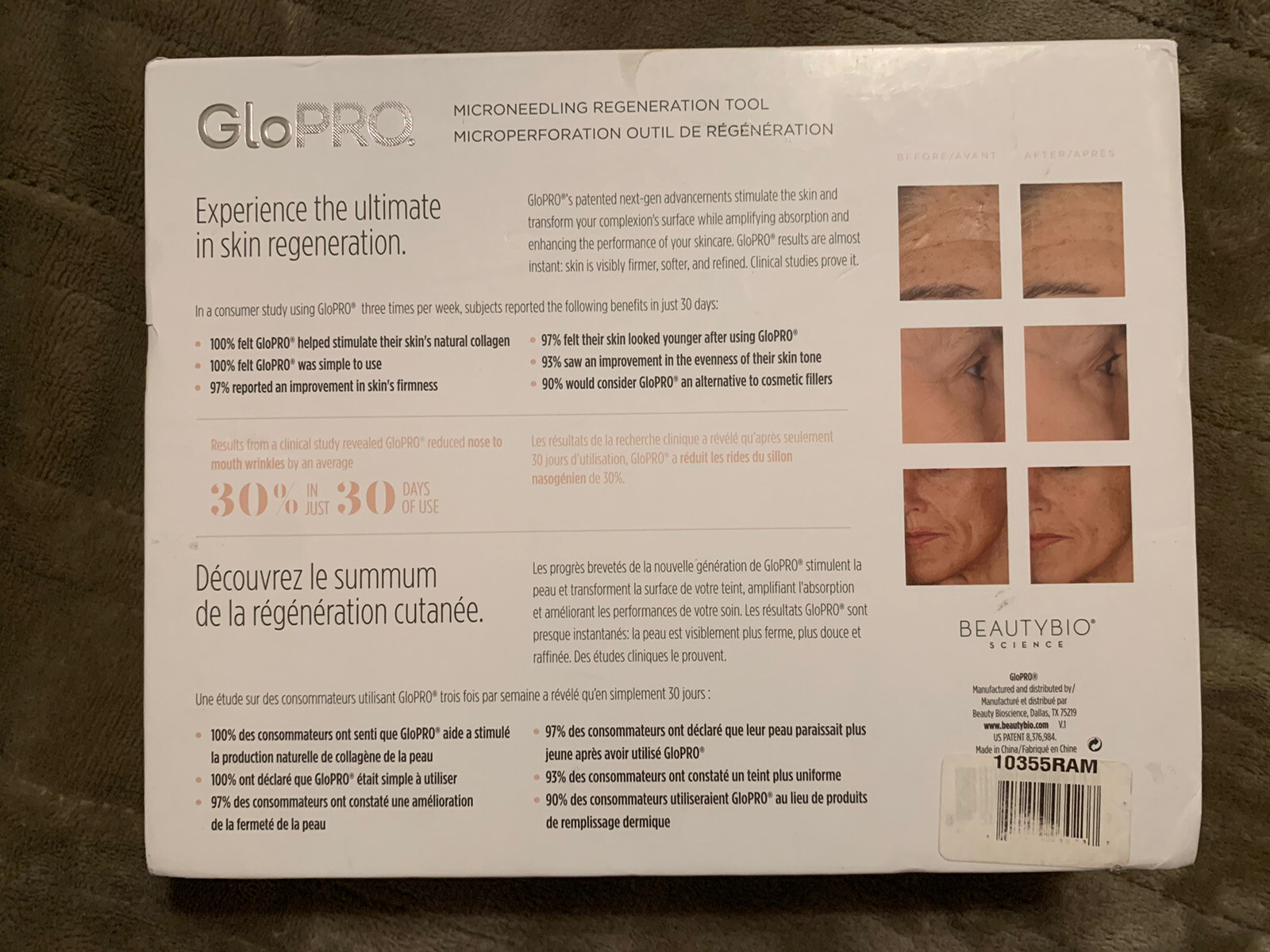 Glopro Beauty Bio Science Micro Needling Regeneration Tool Glo PRO ...