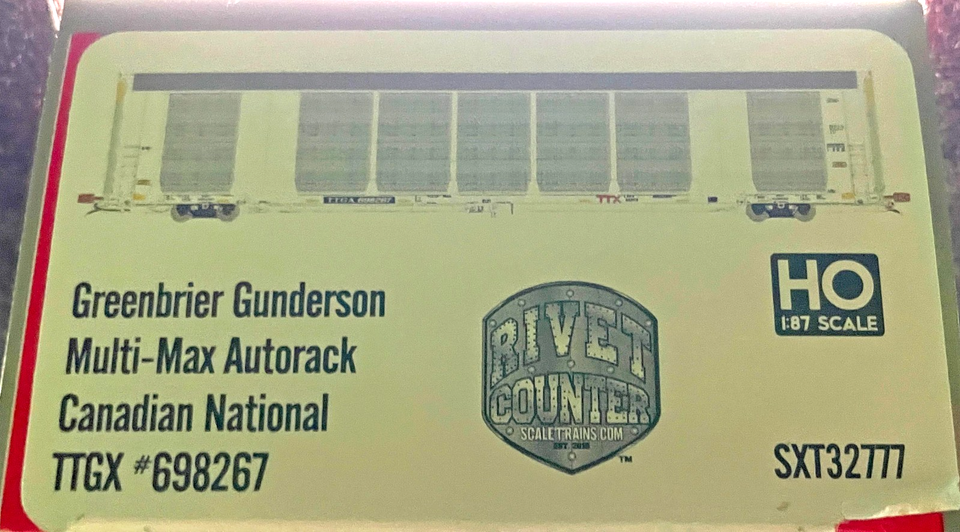 HO SCALETRAINS SXT32777 RIVET COUNTER AUTORACK CANADIAN NATIONAL ...