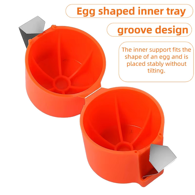 Portable Egg Opener Handheld Cracker Shell Cubes Cracking Cooking ...