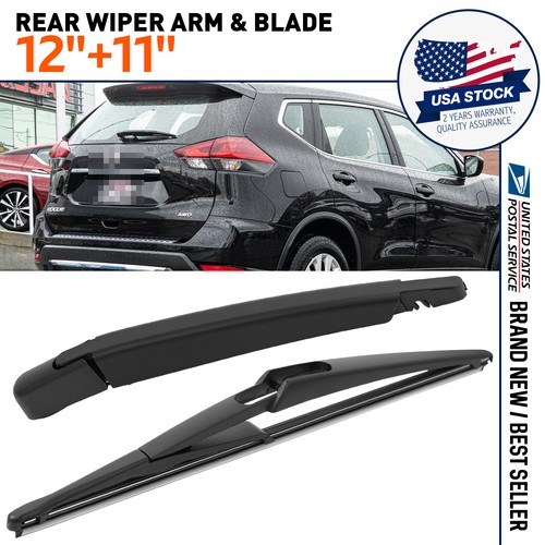 Rear Windshield Wiper Arm Blade Set for Nissan Rogue 28780-3JA0A 28790 ...