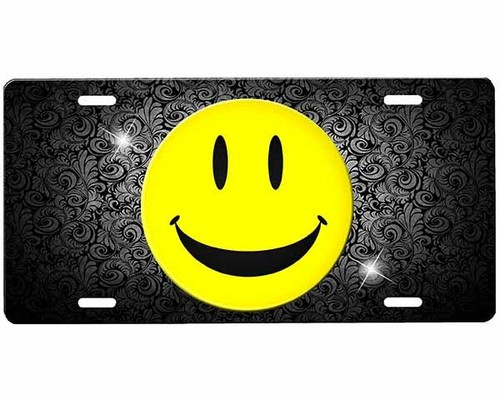 Smiley Face license plate | eBay