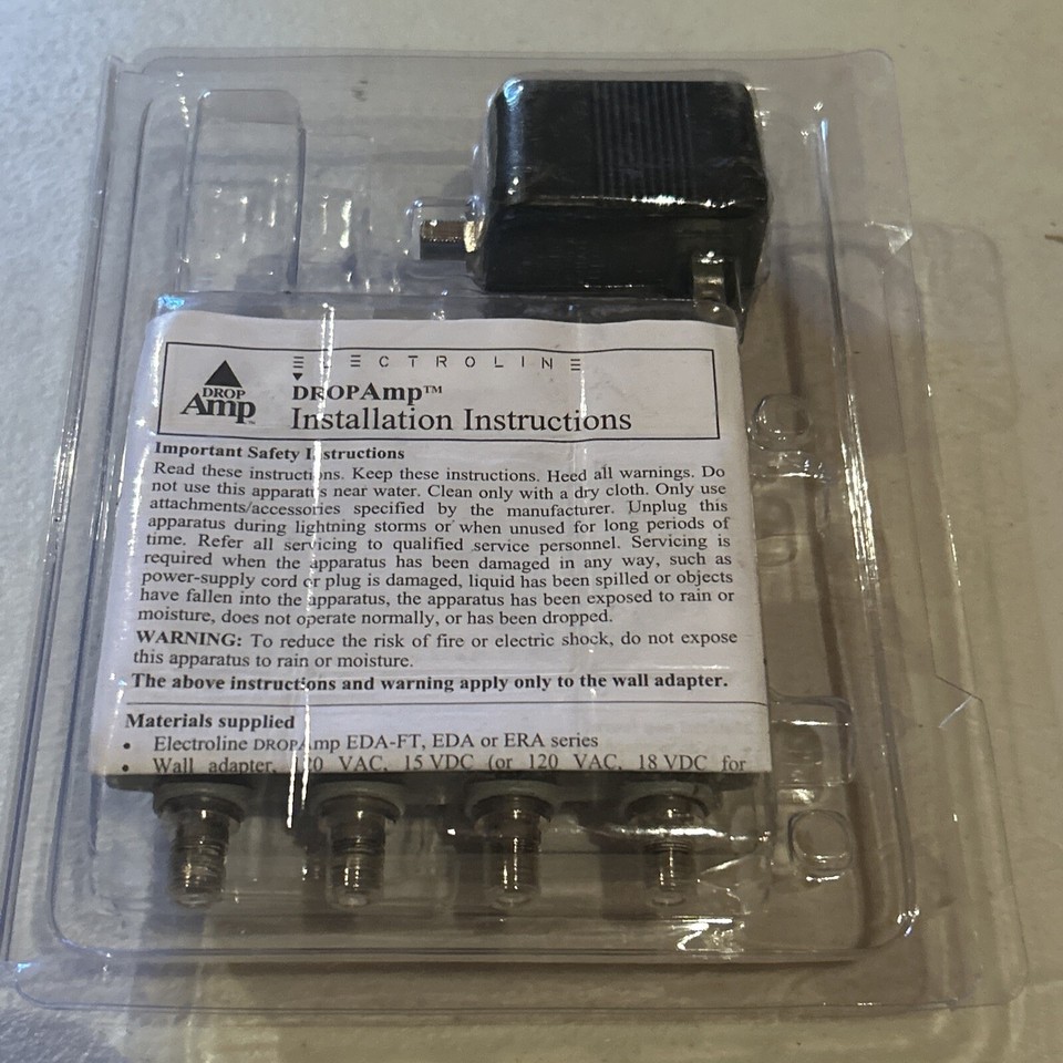 Electroline EDA 2400 4-port RF/CATV Distribution Amplifier | eBay