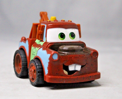 Disney Pixar Cars Tow Mater Pull Back Truck Reverse Wobbly Wheels | eBay