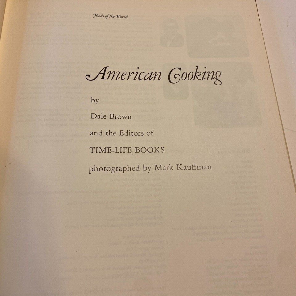 Time Life Foods of the World Series Hardcover Cookbooks You Choose ...