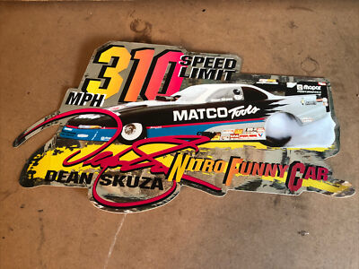 Matco Tools tool box garage shop drag racing decal sticker NHRA Dean ...