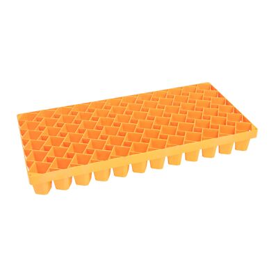 SUNPACK 10" x 20" Seed Starting Air Prune Propagation Tray, Orange, 2.5 ...