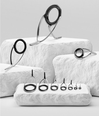 9Pcs/ Set Fishing Rod Guide Stainless Steel Ceramics Rings Rod Repair ...