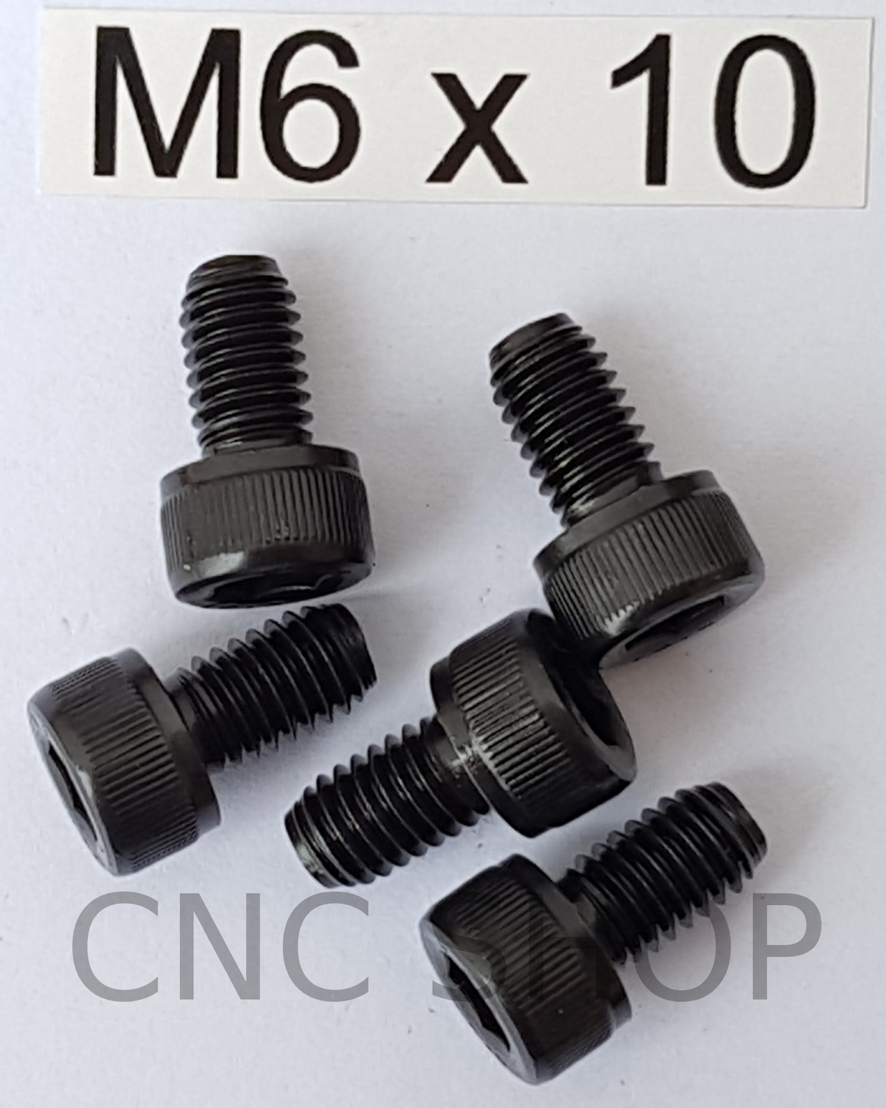 M6 X 10 HARDENED CAP SCREW (5pcs) SOCKET HEAD ALLEN HEX KEY M6X10 CNC ...