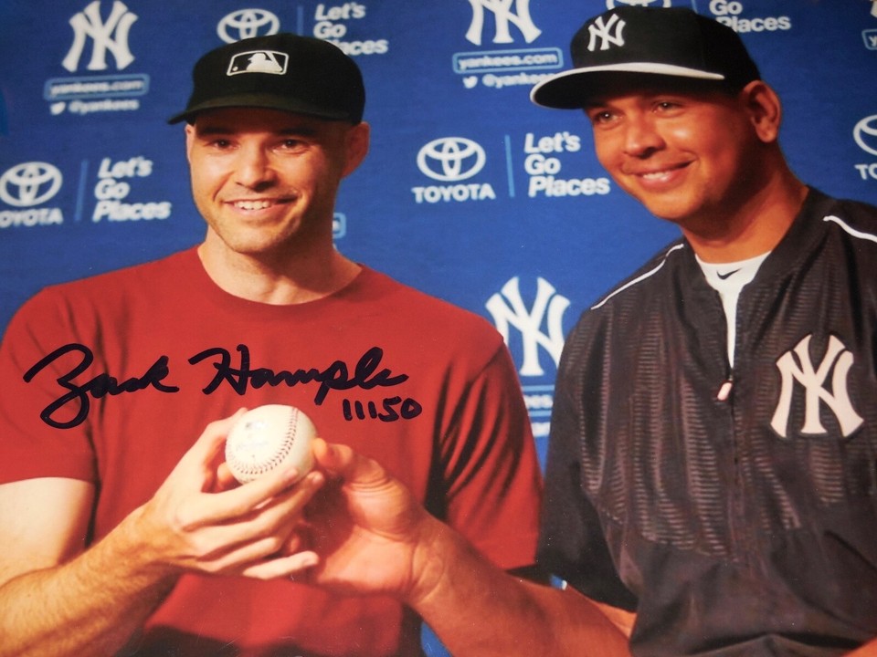 ZACK HAMPLE AUTOGRAPHED 8X10 COLOR PHOTO (FRAMED & MATTED) - W/ ALEX ...