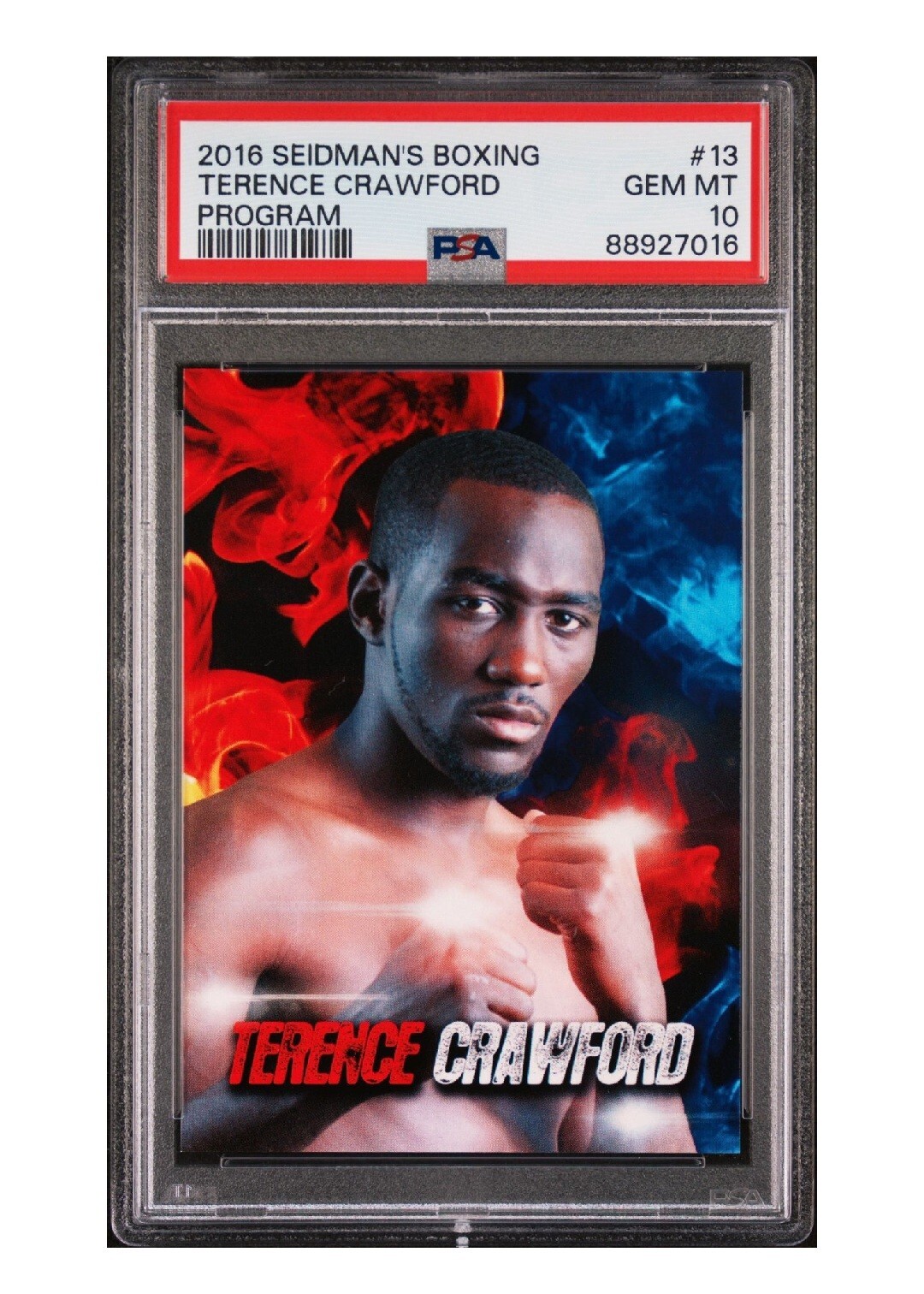 2016 Terence Crawford PSA 10 GEM Seidman’s Boxing 13 SP Rookie RC Pop ...