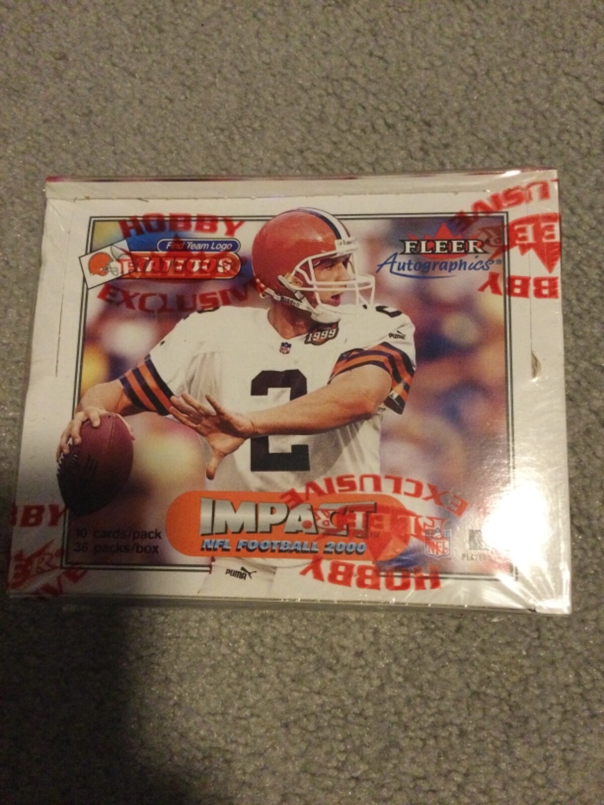 2000 Fleer Skybox Impact Football Hobby Box FACTORY SEALED NFL | eBay