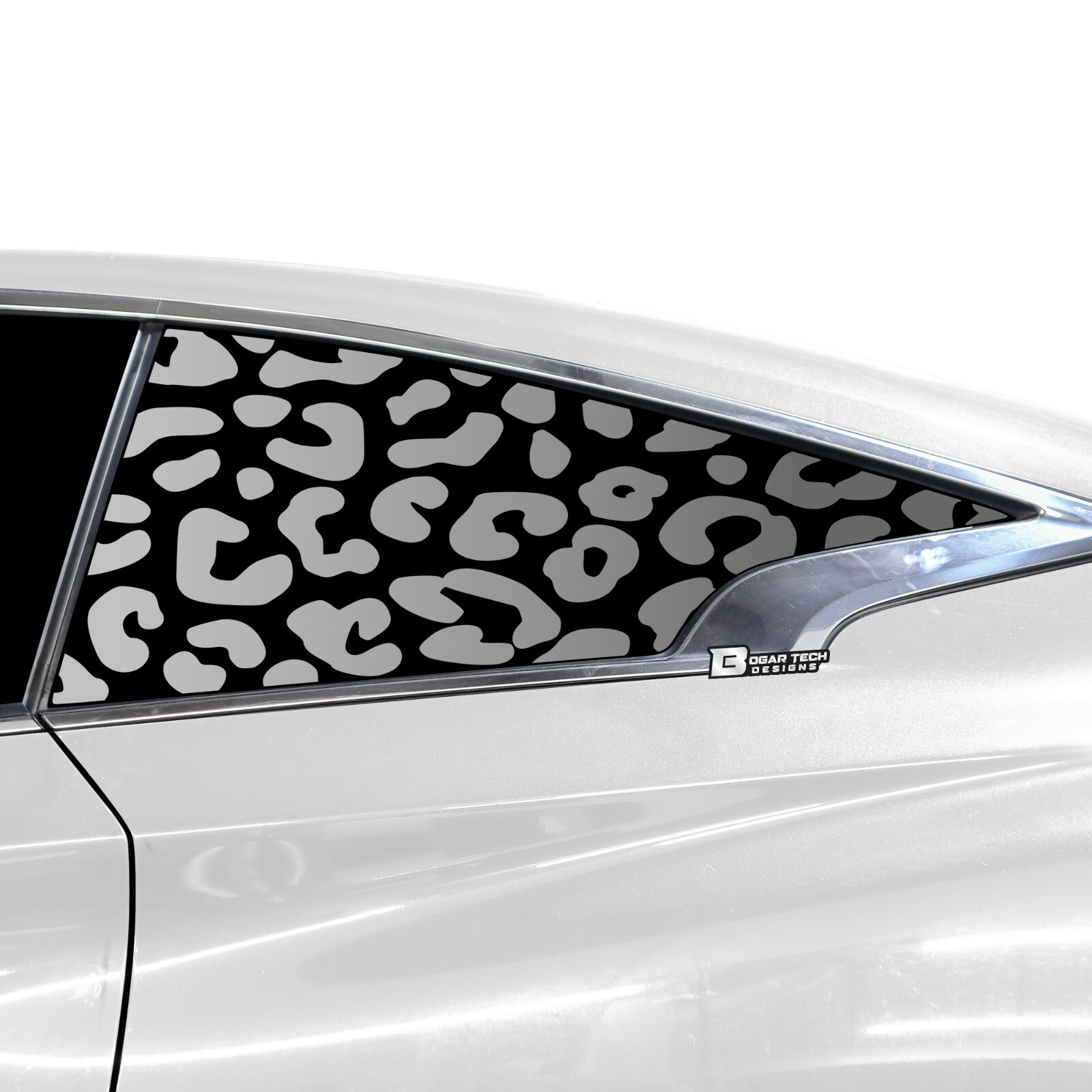 Fits Infiniti Q60 2017 - 2022 Window Leopard Cheetah Print Decal ...
