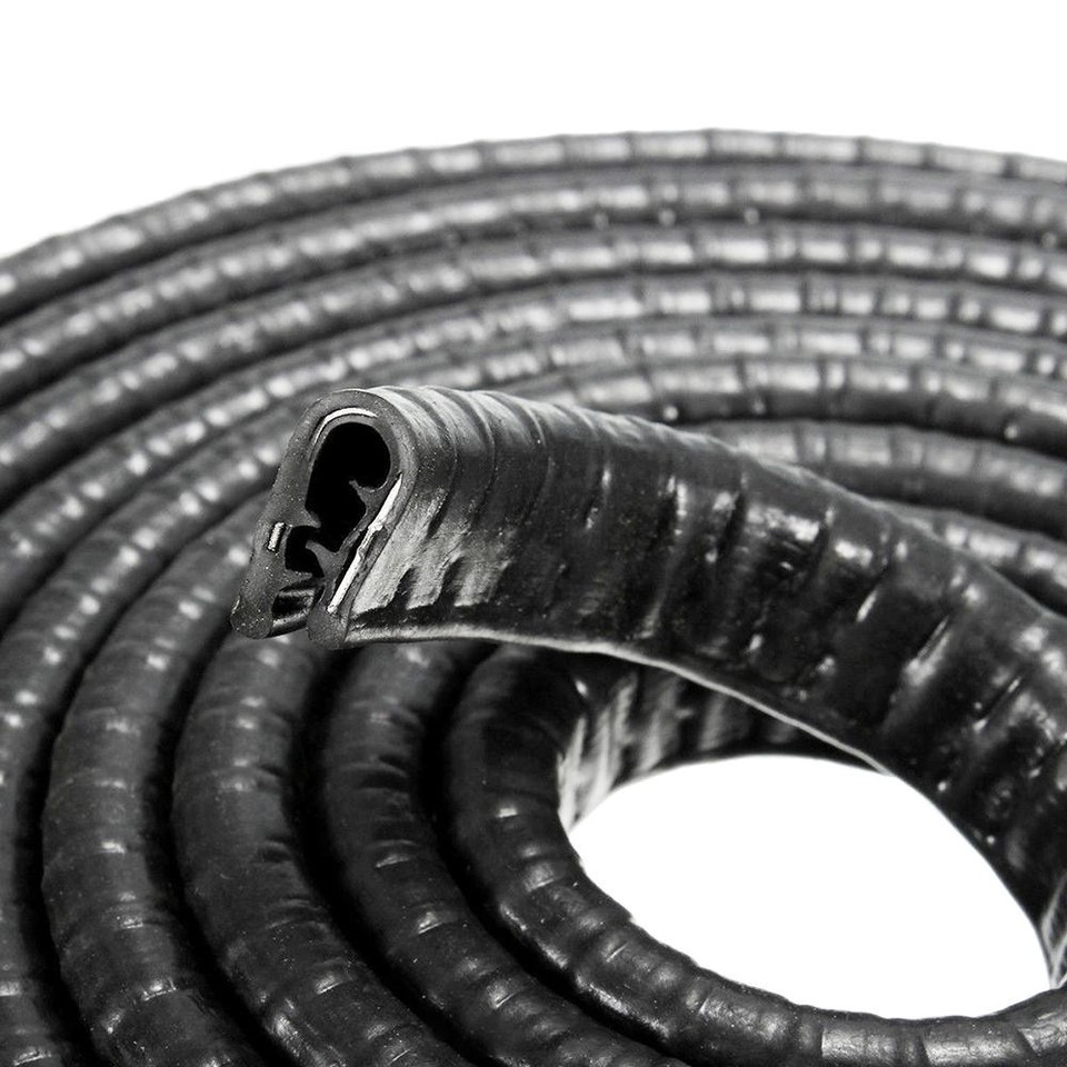 5M Car Window Door Edge Seal Strip EPDM Rubber Weatherstrip Guard ...
