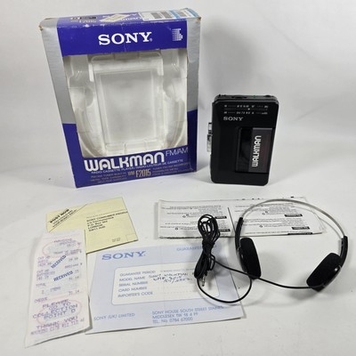 Sony Walkman WM-F2015 MDR-006 Headphones Boxed Fully Working Original ...