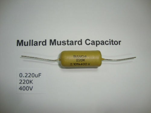 MULLARD MUSTARD CAPACITOR. 0.220uF 220K 400V 10% *1PC* HIFI. +RC1 | eBay