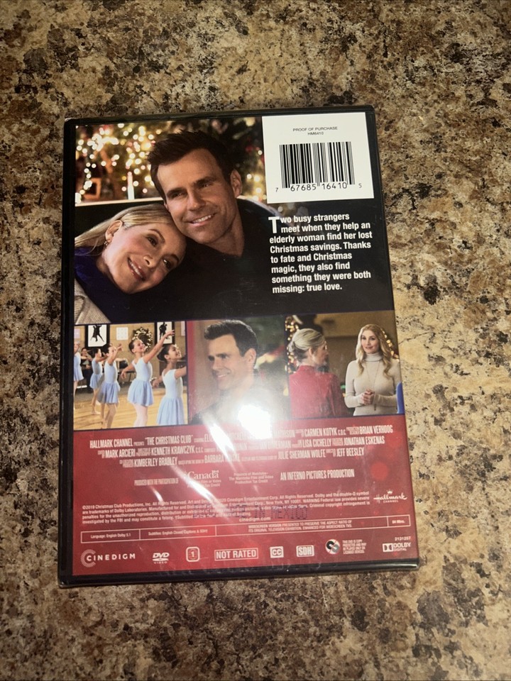 The Christmas Club (DVD) Cameron Mathison Elizabeth Mitchell HALLMARK ...