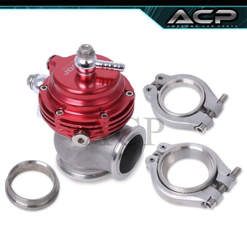 35mm / 38mm Red Aluminum Wastegate Turbo Manifold External Mount V-Band ...