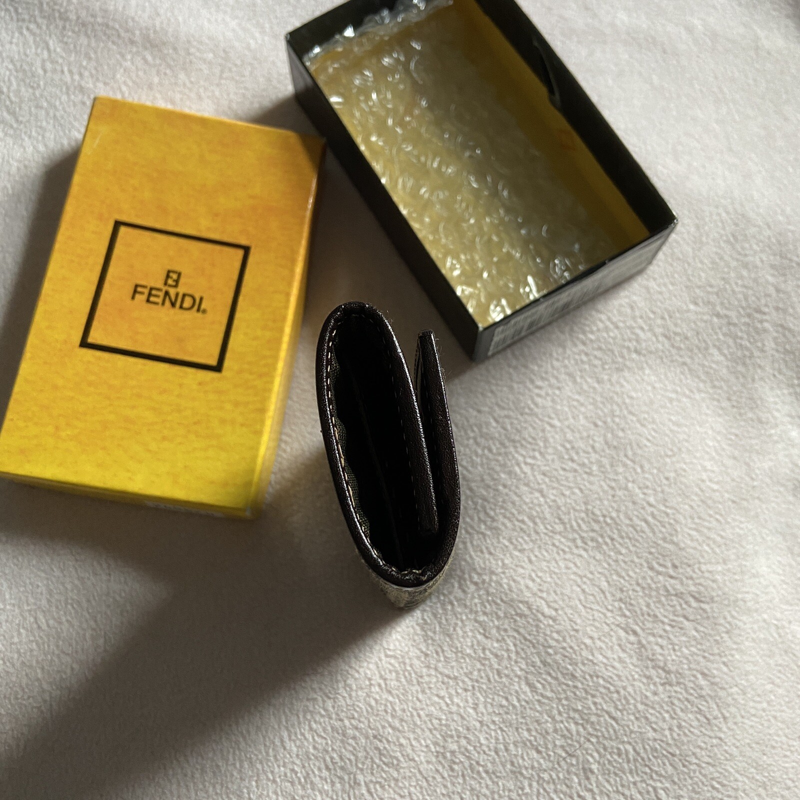 Fendi Key Holder Zucca Pattern Six Hood Key Case | eBay