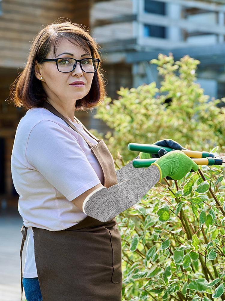 Level 5 HPPE Cut Resistant Anti-Puncture Work Protection Arm Sleeve ...