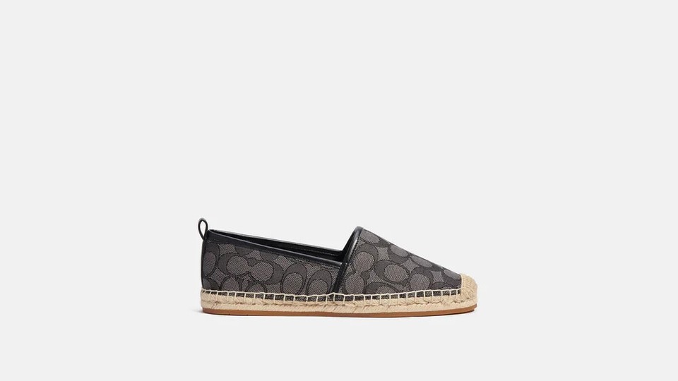 Coach Codi Espadrille Shoes In Signature Jacquard Size 11 | eBay