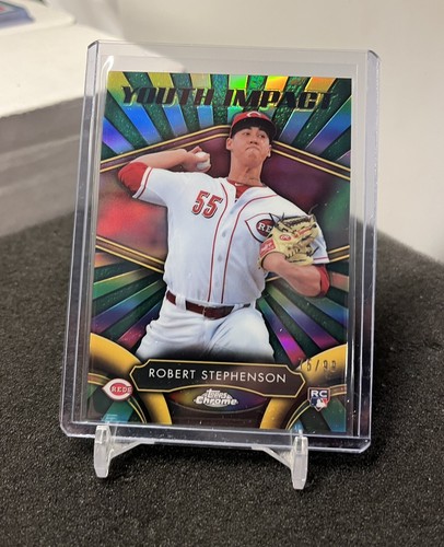 Robert Stephenson 2016 Topps Chrome Youth Impact YI-11 green refractor ...