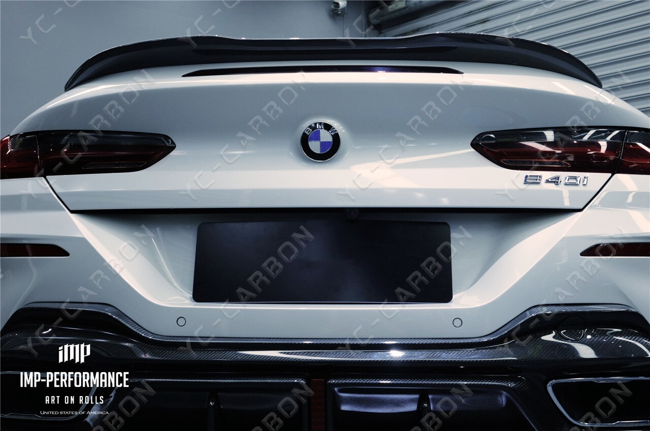 iMP Carbon Ver.2 Rear Spoiler Wing for 19-21 BMW 8 SERIES G14 ...