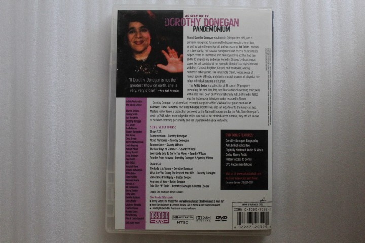 Dorothy Donegan: Pandemonium DVD | eBay
