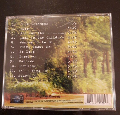 ...Somewhere More Familiar by Sister Hazel (CD, Feb-1997, Universal ...