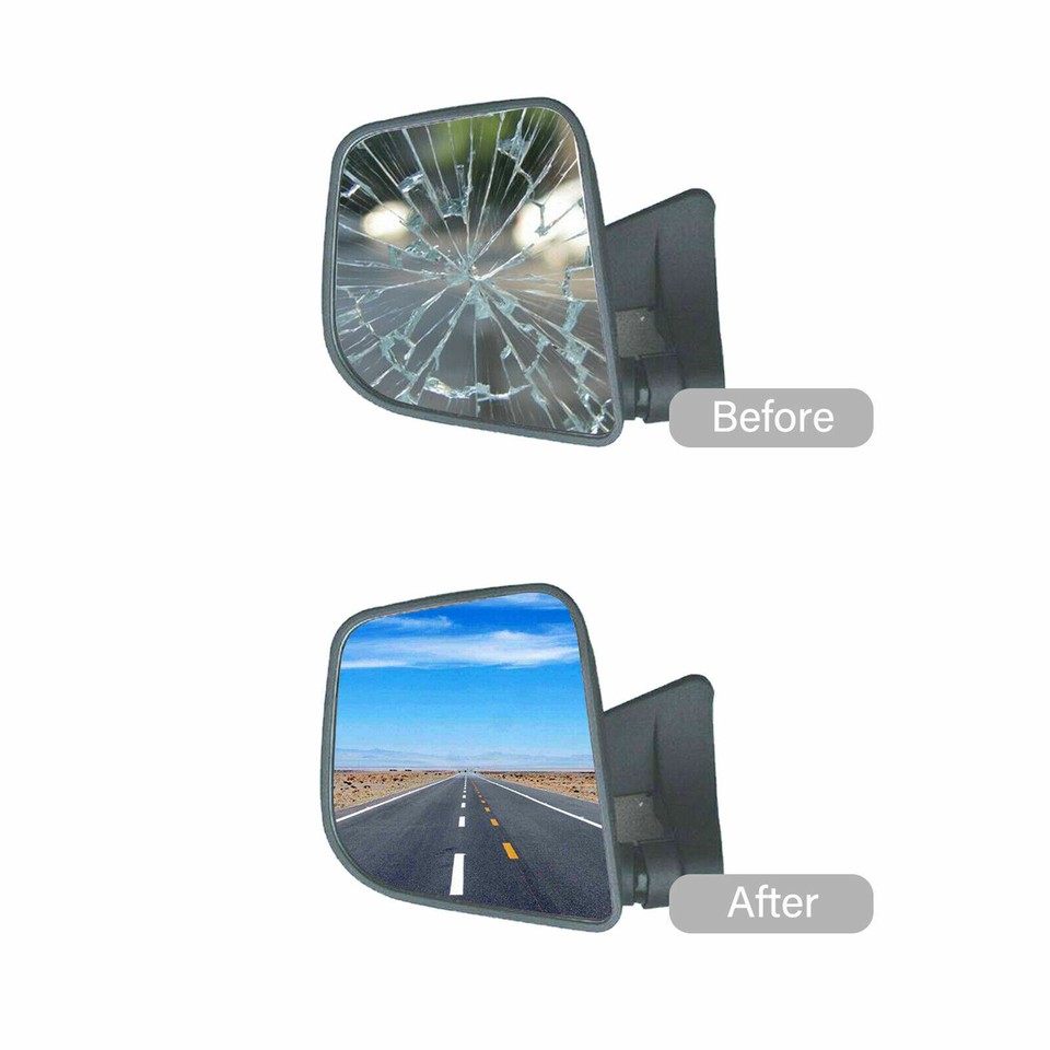 Outside Mirror Glass For 1992-1997 Ford F150 F250 F350 Passenger Right ...