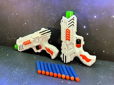 Lot of 2 Sci-Fi Dart Guns with 10 Darts - Tested & Working | eBay