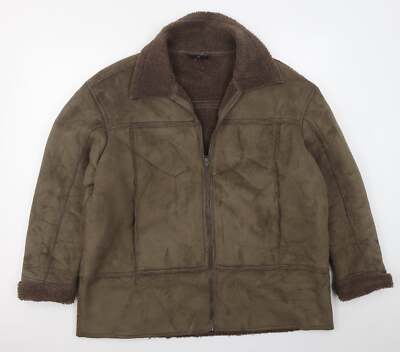 Urban Spirit Womens Brown Jacket Size XL Zip | eBay UK