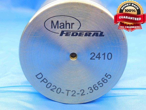 MAHR FEDERAL AIR PLUG GAGE DP020-T2-2.36565 INSPECTION CHECK | eBay