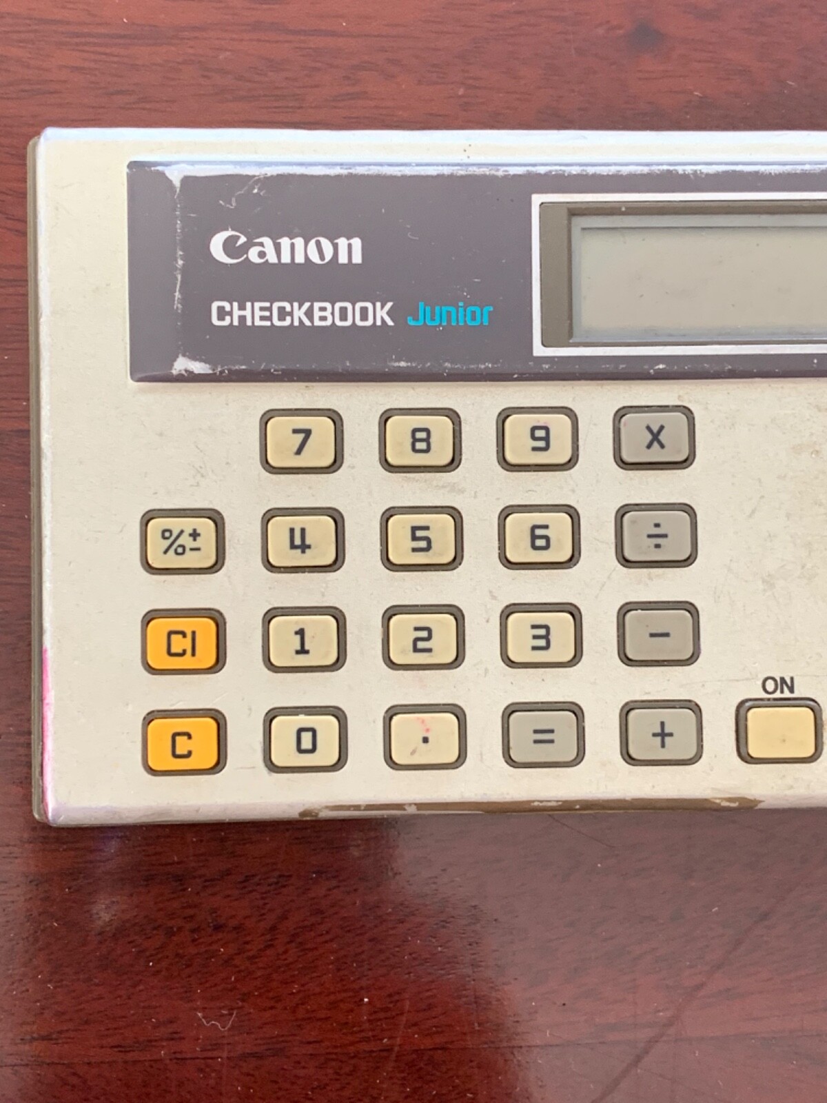 Vintage CANON Checkbook Jr Money Managing Calculator with Case. Not ...