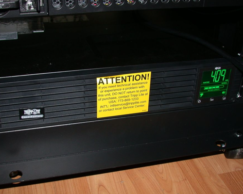 New Eaton Tripp Lite SMART1500RM2U 1500VA/1350W 120V Sine Wave ...