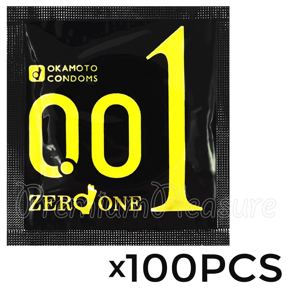 Okamoto 001 Zero One condoms Ultra thin Thinnest Polyurethane 0.01 mm ...