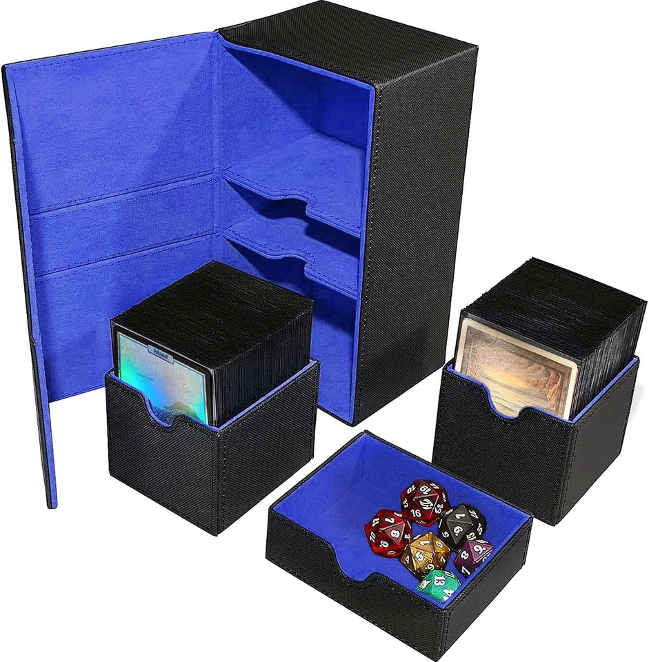 X-Large Commander Premium Double Deck Box for 200+ Sleeved Cards ...