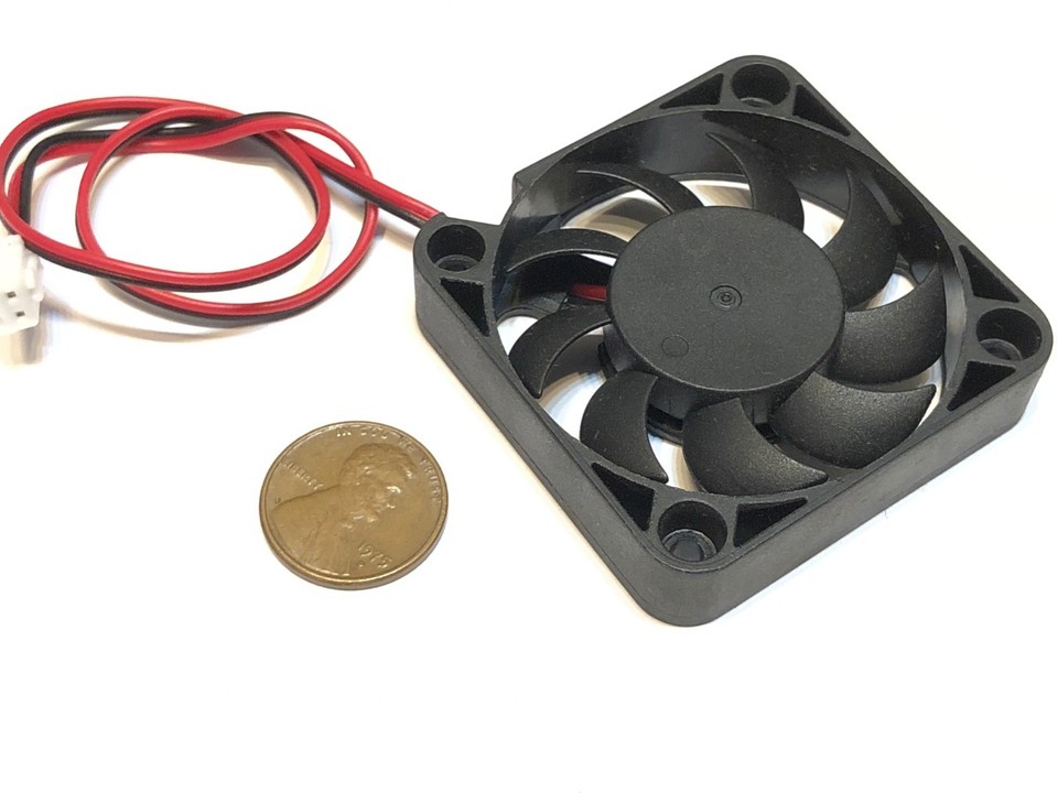 4 Pieces 12V 5010 2 Pin Computer fan 50MM 5CM pc cooling cool ...