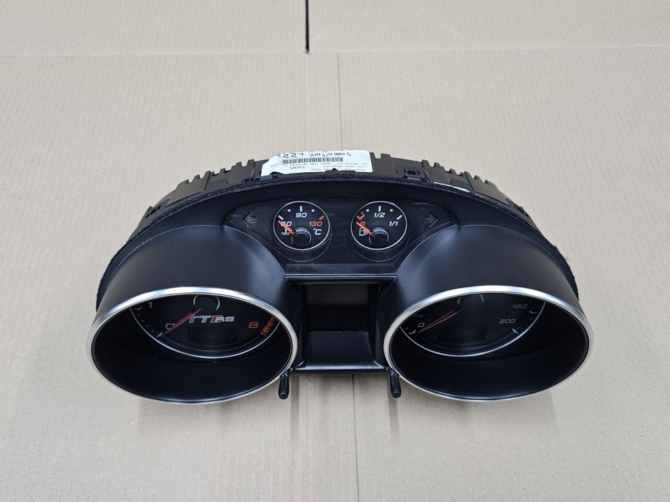 09-14 AUDI TTRS MK2 8J INSTRUMENT CLUSTER SPEEDO CLOCKS 8J0920980G ...
