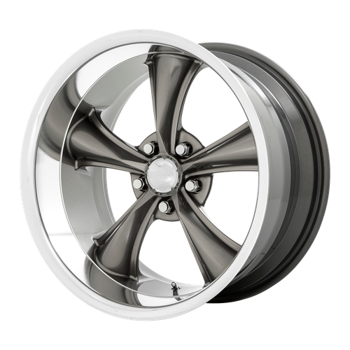 20x8.5 American Racing VN338 BOSS TT Graphite Wheel 5x4.75 (2mm) Set of ...