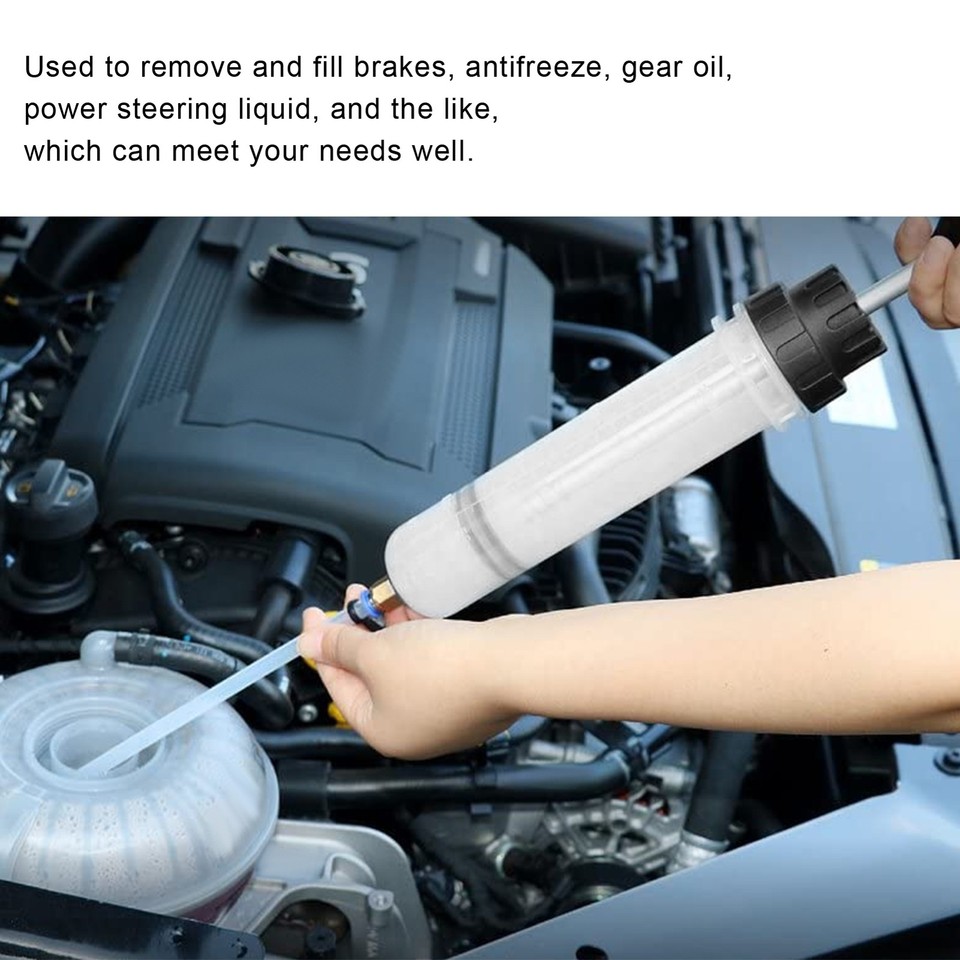 _Car Manual Fluid Extractor Filling Syringe Delivery Bottle Pumping ...