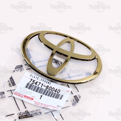 1998-2007 Toyota Land Cruiser Rear Body Gold Logo Emblem | 7547160040 ...