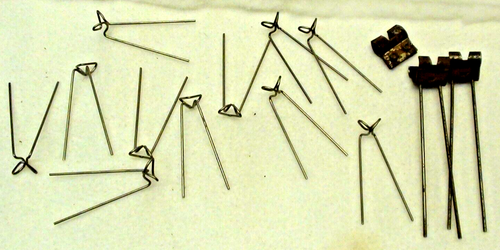 Vintage 110 220 Conibear Trap Trigger Parts 13 Pc. Muskrat Mink ...